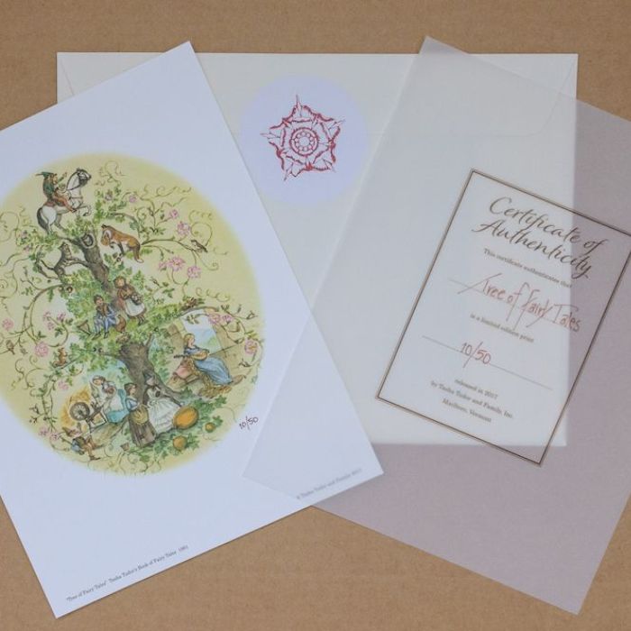 Limited Edition "Tree of Fairy Tales" Tasha Tudor Print – Tasha Tudor ...